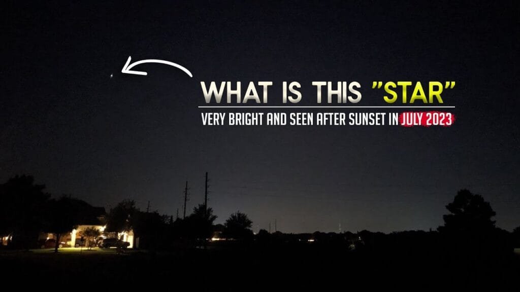 What is the Bright Star in the West? – SuchScience