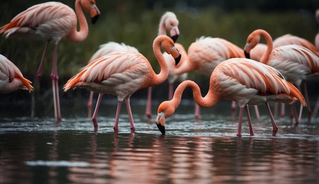 Flamingo Behavior and Social Structure