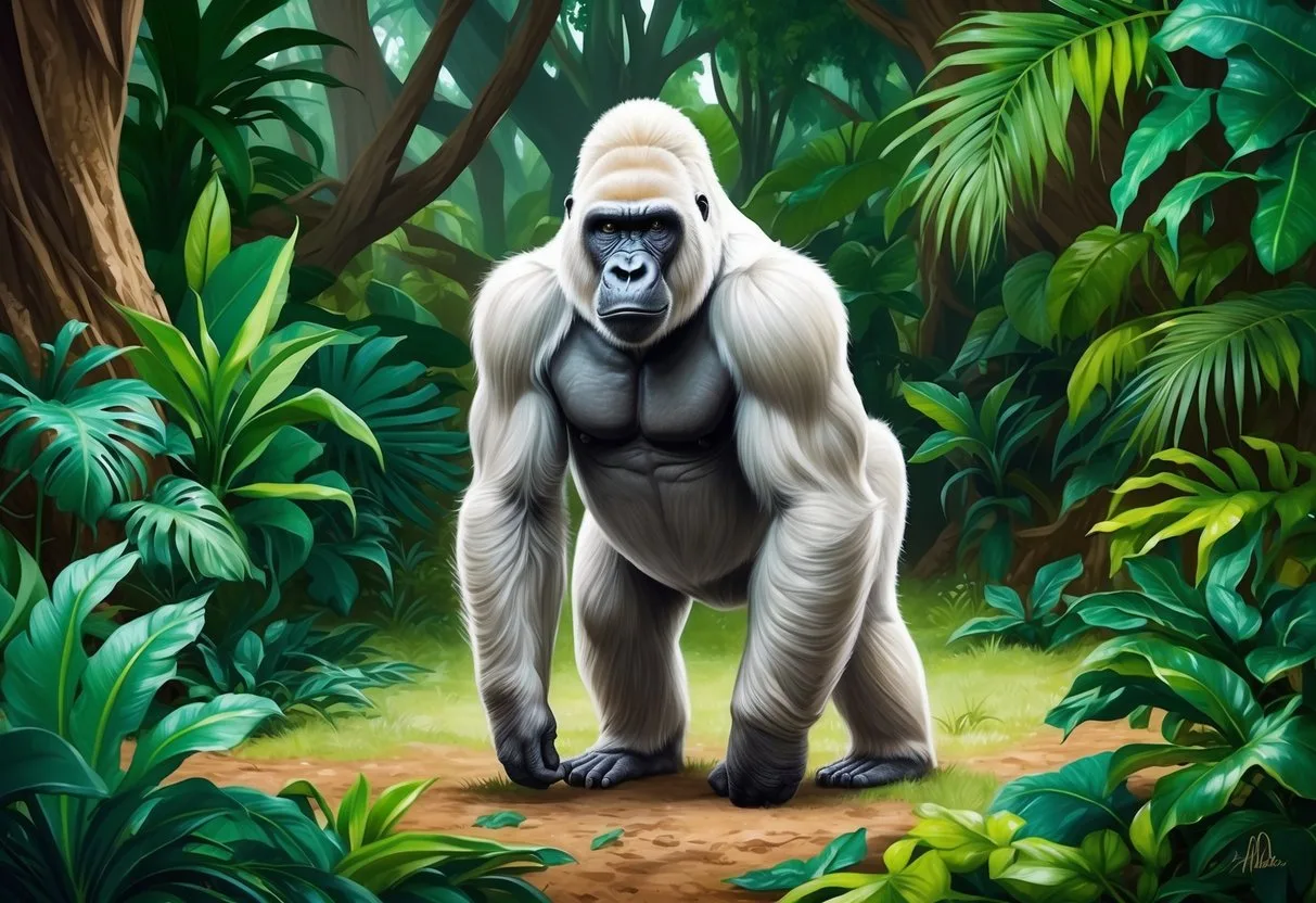 Snowflake the Albino Gorilla